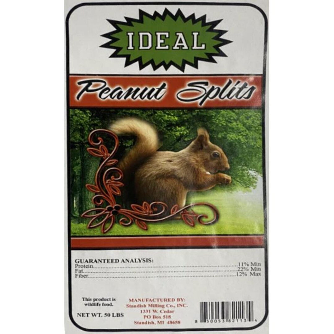 10 LB. IDEAL Peanut Splits Wild Bird Seed & Squirrel Feed - High ...