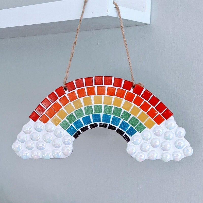 Rainbow Mosaic - Etsy