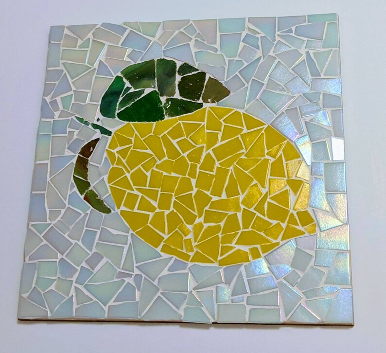 Lemon Mosaic Kit DIY Craft Kit for Adults and Children | Etsy