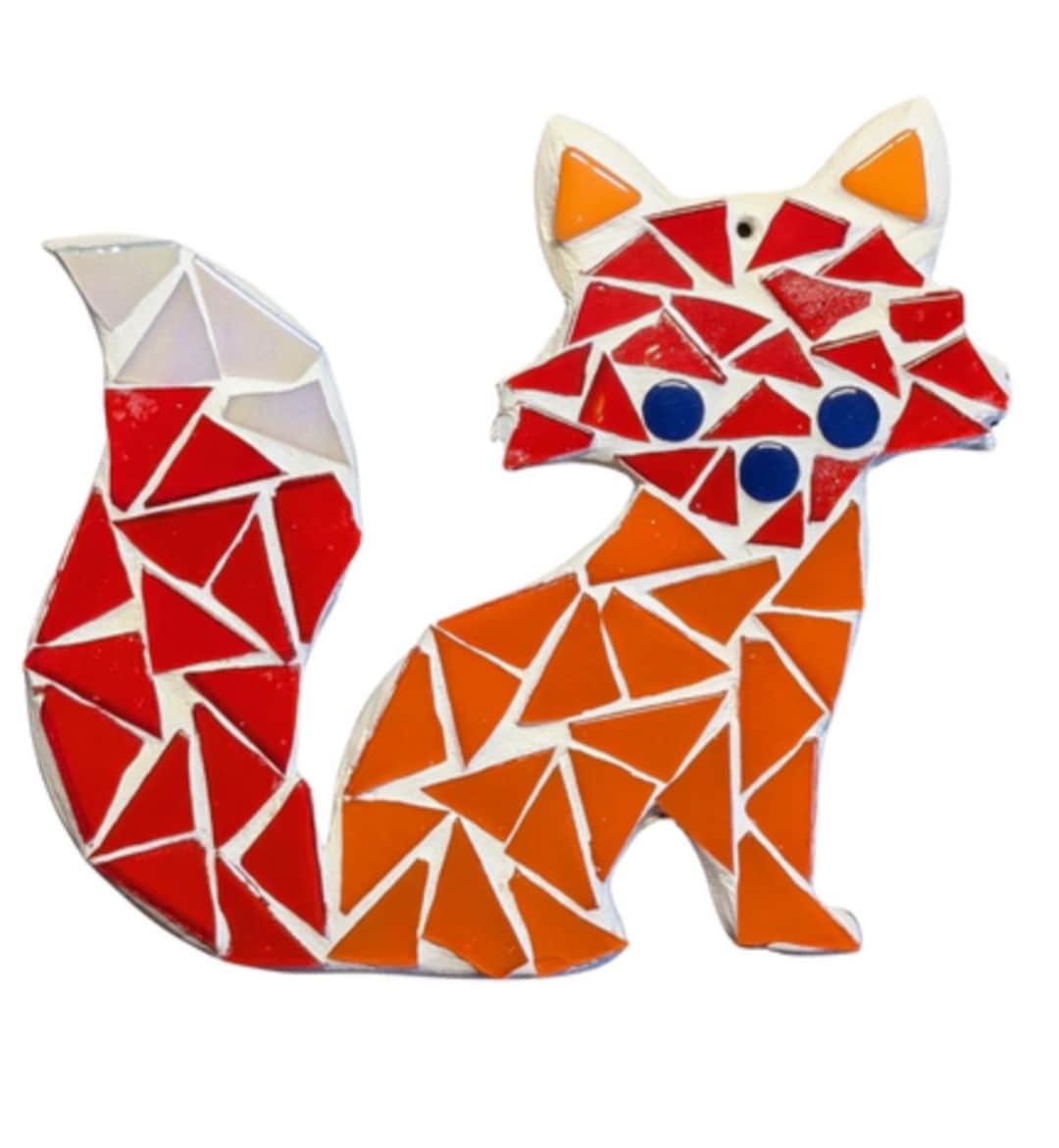 Red Fox Mini Mosaic Kit - Make Your Own Craft Kit - Woodland Animal ...