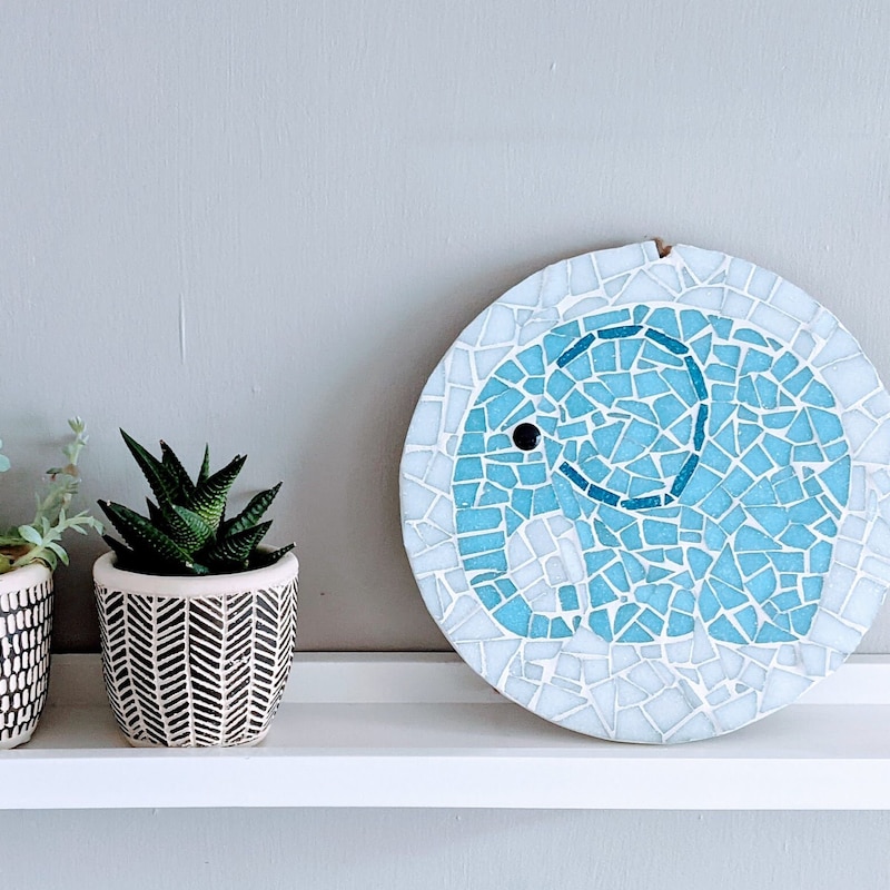 Elephant Mosaic - Etsy