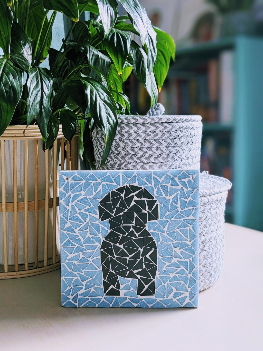 Cockapoo Dog Mosaic Kit, Pet Plaque, Pet Designs, Make Your Own, Craft ...