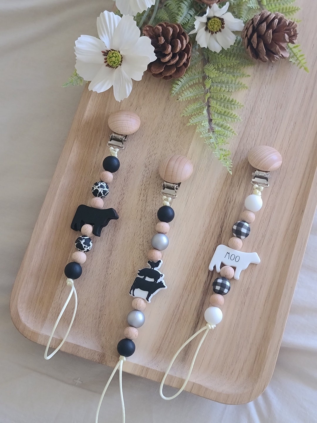 Farmhouse Pacifier | Cow Pacifier | Farm Pacifier | Baby Gifts | Mama ...