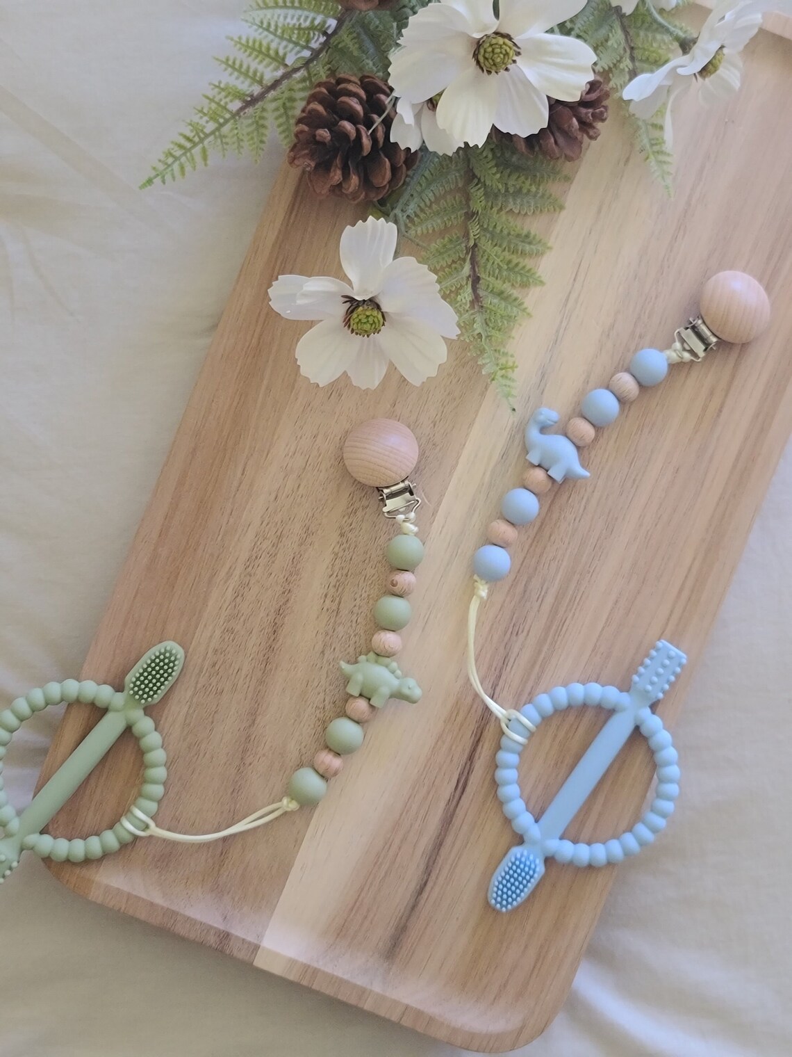 Dinosaur Pacifier Clip | Dino Pacifier Clip | Dummy Clip | Binkie Clip ...