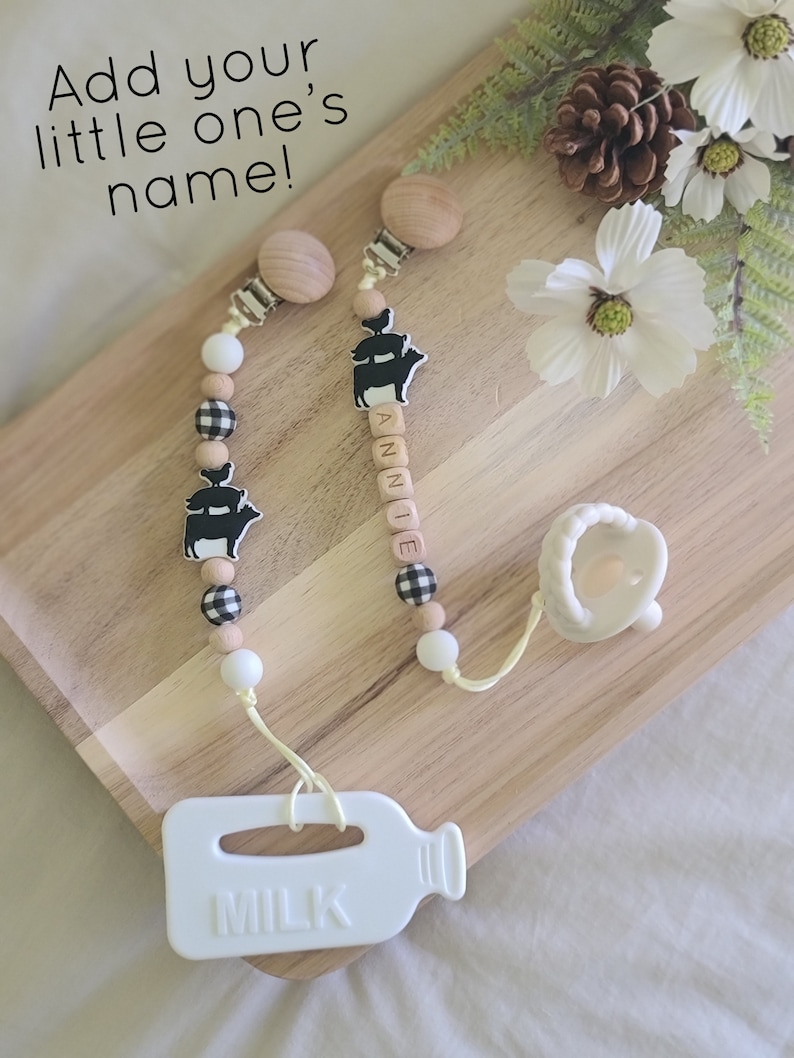 Farmhouse Pacifier | Cow Pacifier | Farm Pacifier | Baby Gifts | Mama ...