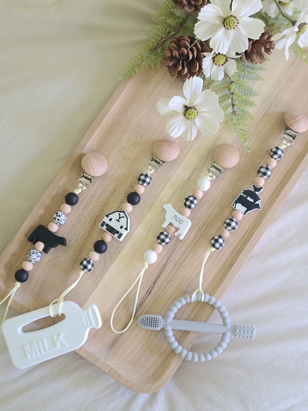 Farmhouse Pacifier Cow Pacifier Farm Pacifier Baby Gifts Mama Gifts ...