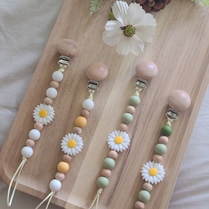 Daisy Pacifier | Boho Pacifier | Floral Baby Shower | Boho Baby Shower ...