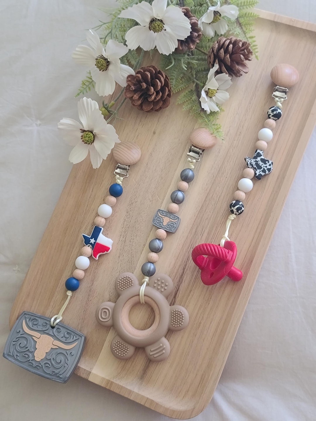 Texas Pacifier | Cow Pacifier | Lone Star Pacifier | Texas Baby ...