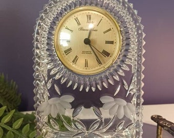Princess House Crystal Clock - Etsy