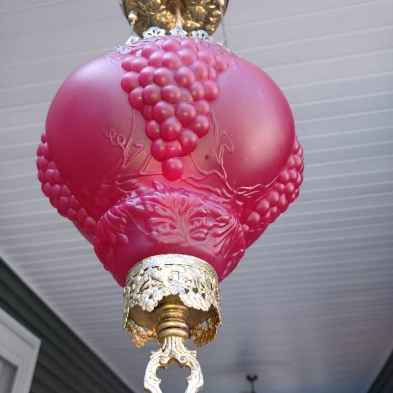 Antique Oil Ceiling Lamps - Etsy
