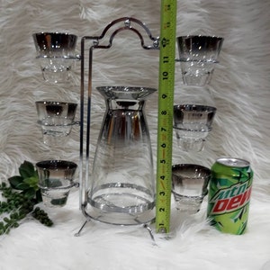 Mid Century Dorothy Thorpe 8 Pc Bar Caddy Silver Tone - Etsy