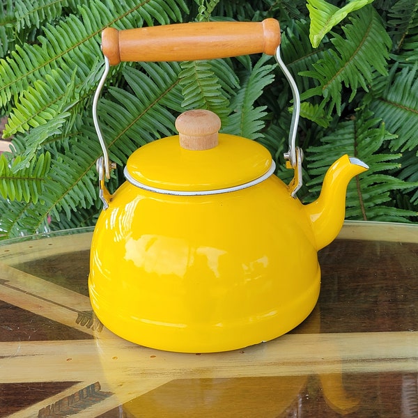 Yellow Teapot - Etsy