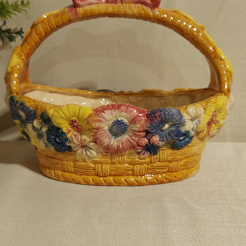 Ceramic Basket - Etsy