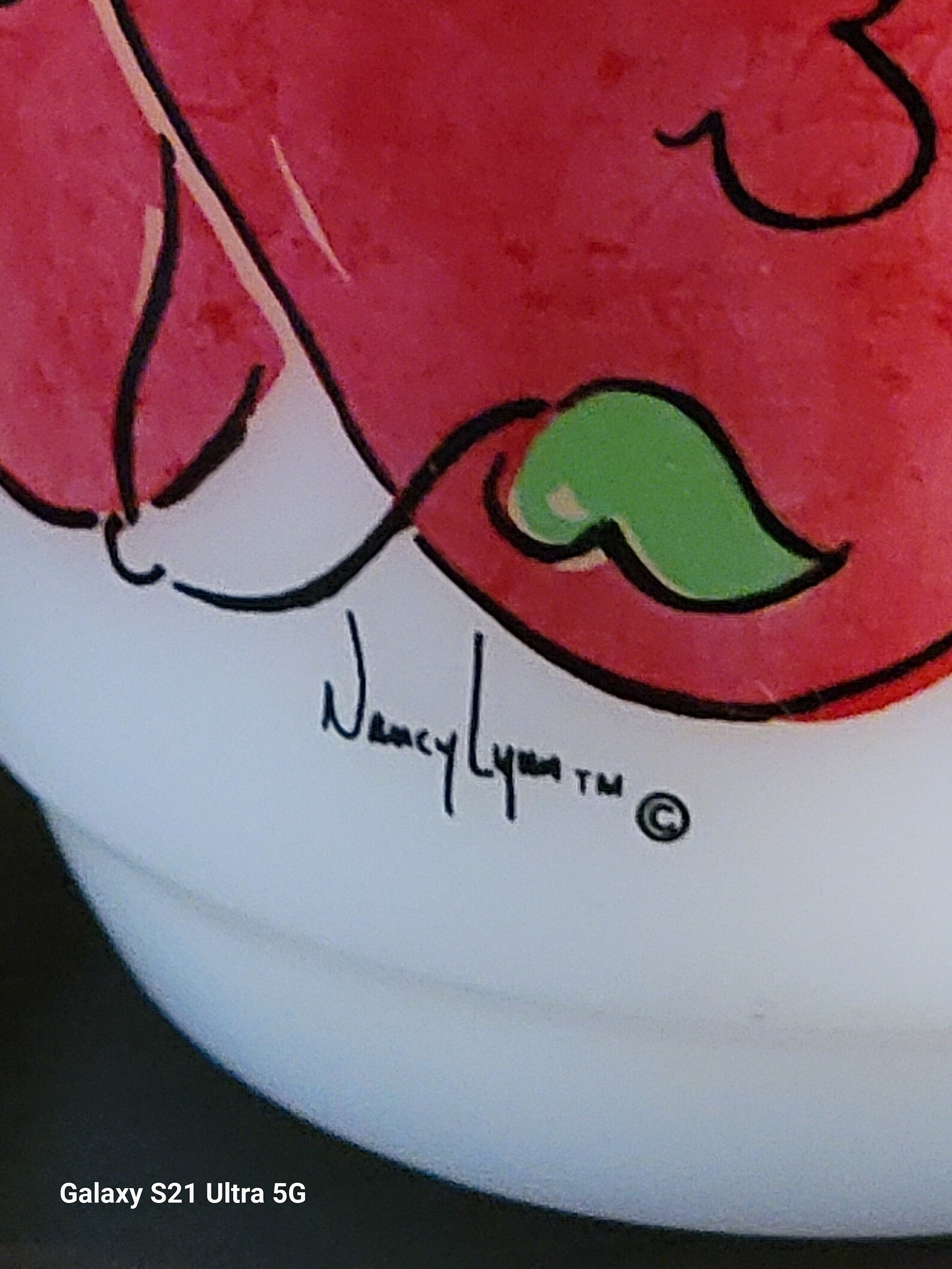 Super Cool MCM Nancy Lynn Milk Glass 'smiling Fruit' Handled Coffee Mug ...