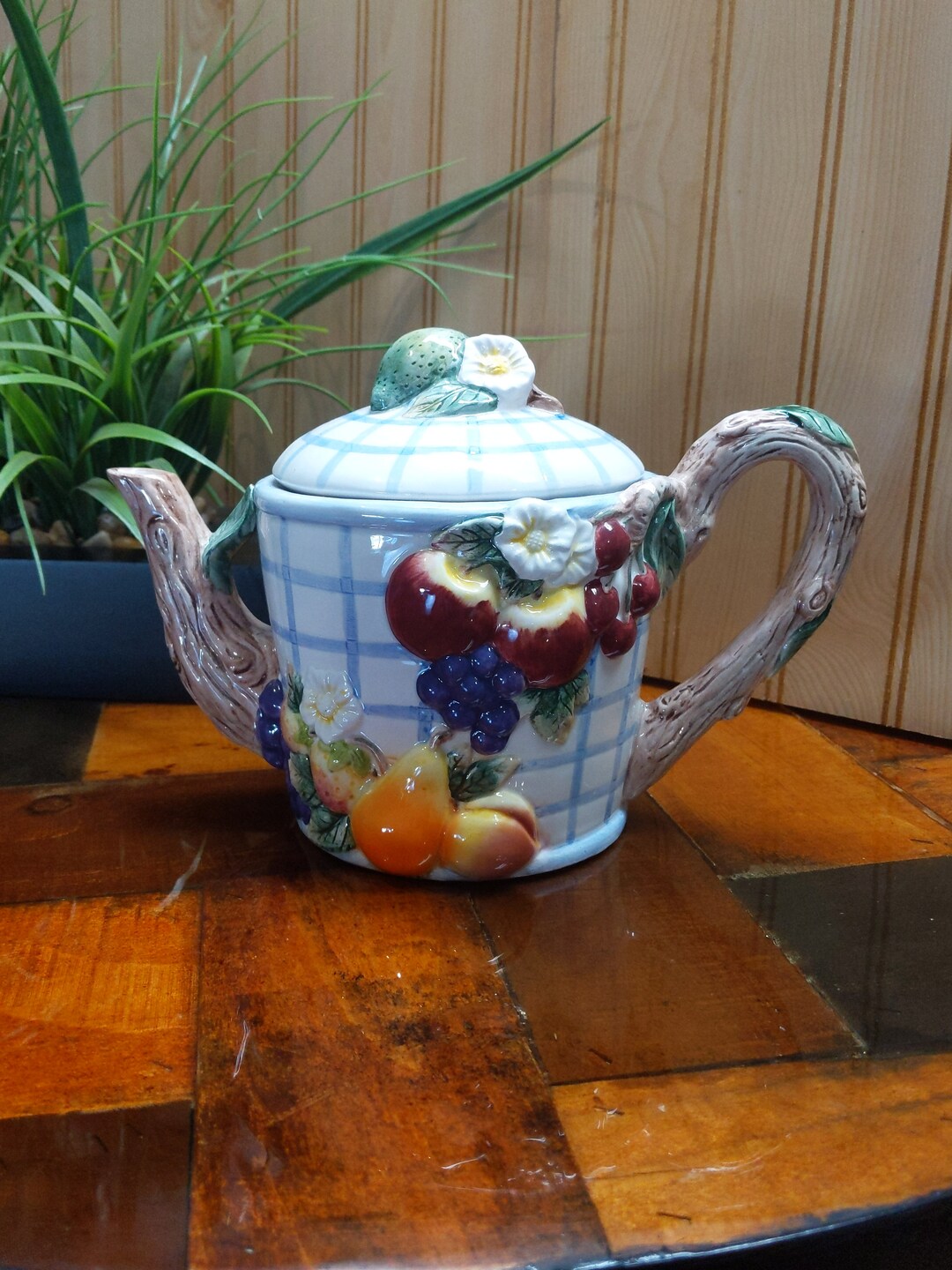 Vintage Fritz and Floyd Omnibus Summer, Fruits and Berries Tea Pot - Etsy