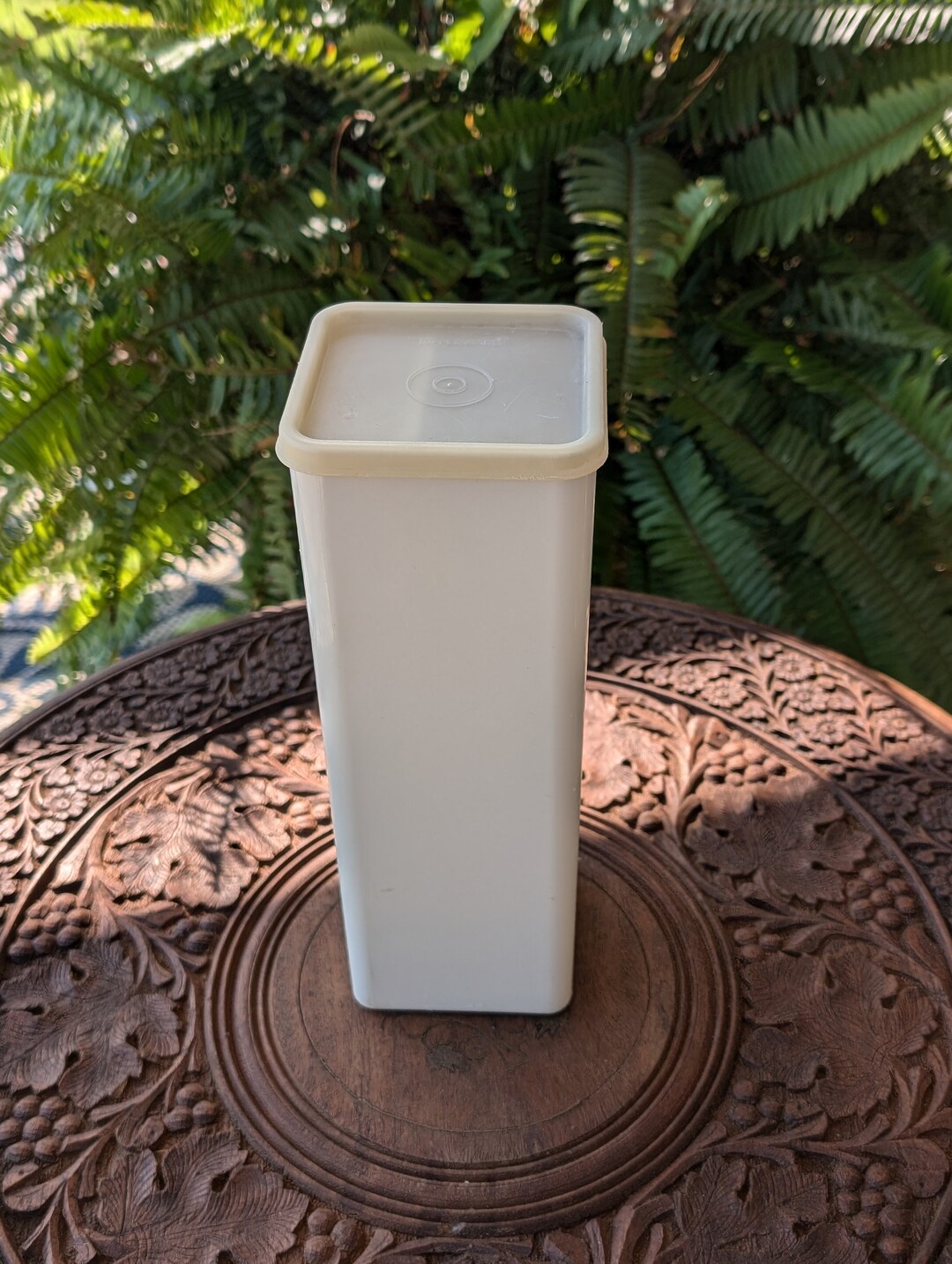 Vintage MCM Tupperware Almond 3pc Cheese Keeper With Slide Out Tray and ...