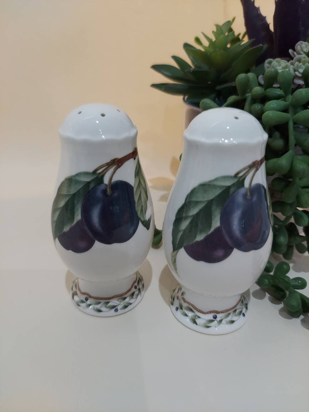 Vintage Noritake Salt and Pepper Shakers ROYAL ORCHARD - Etsy