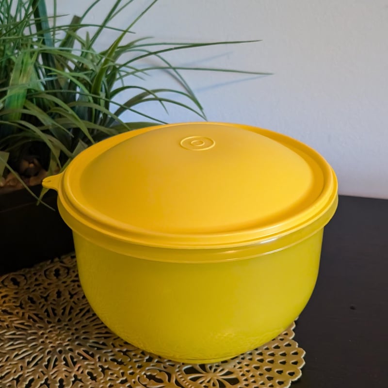 Yellow Tupperware - Etsy