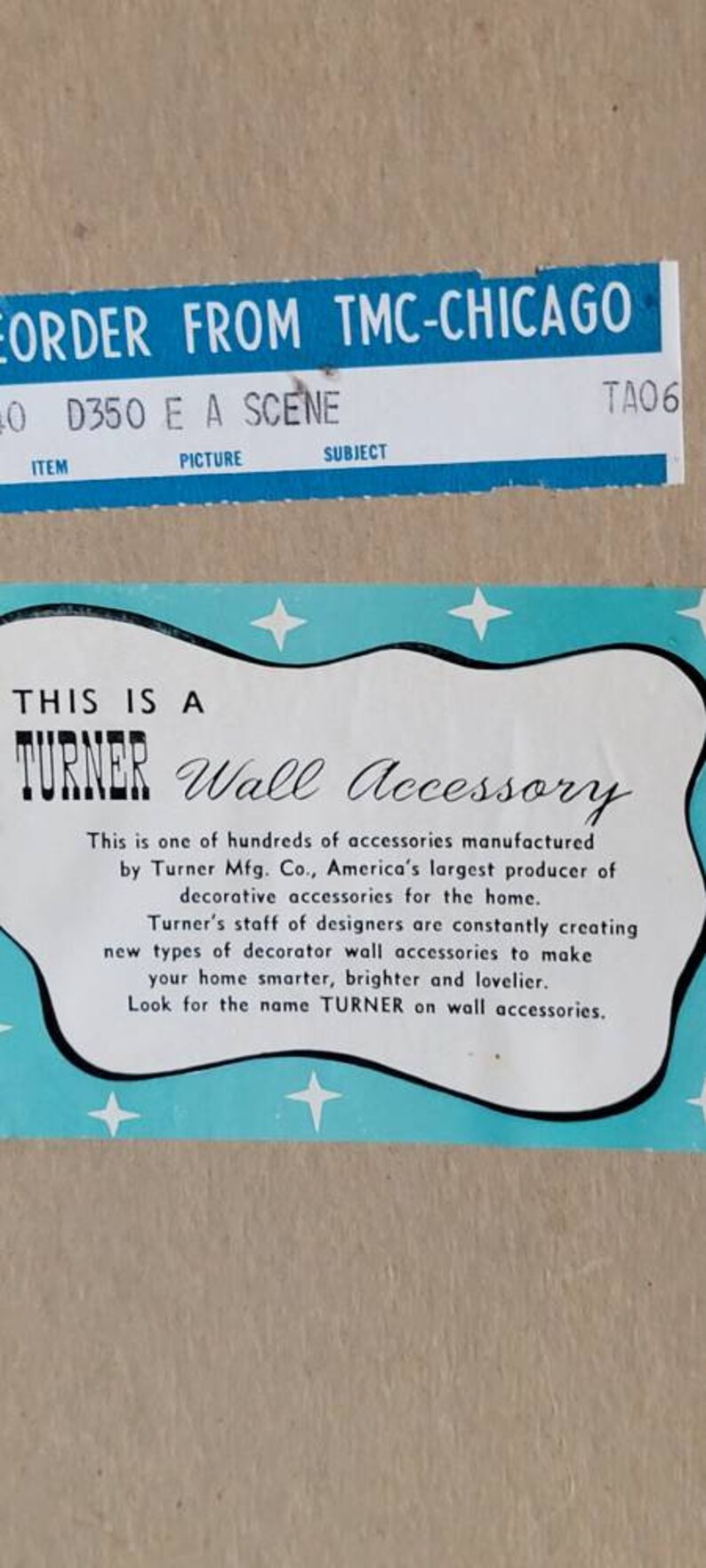 Super Cool MCM Turner Wall Accessories Shadow Box 3D - Etsy