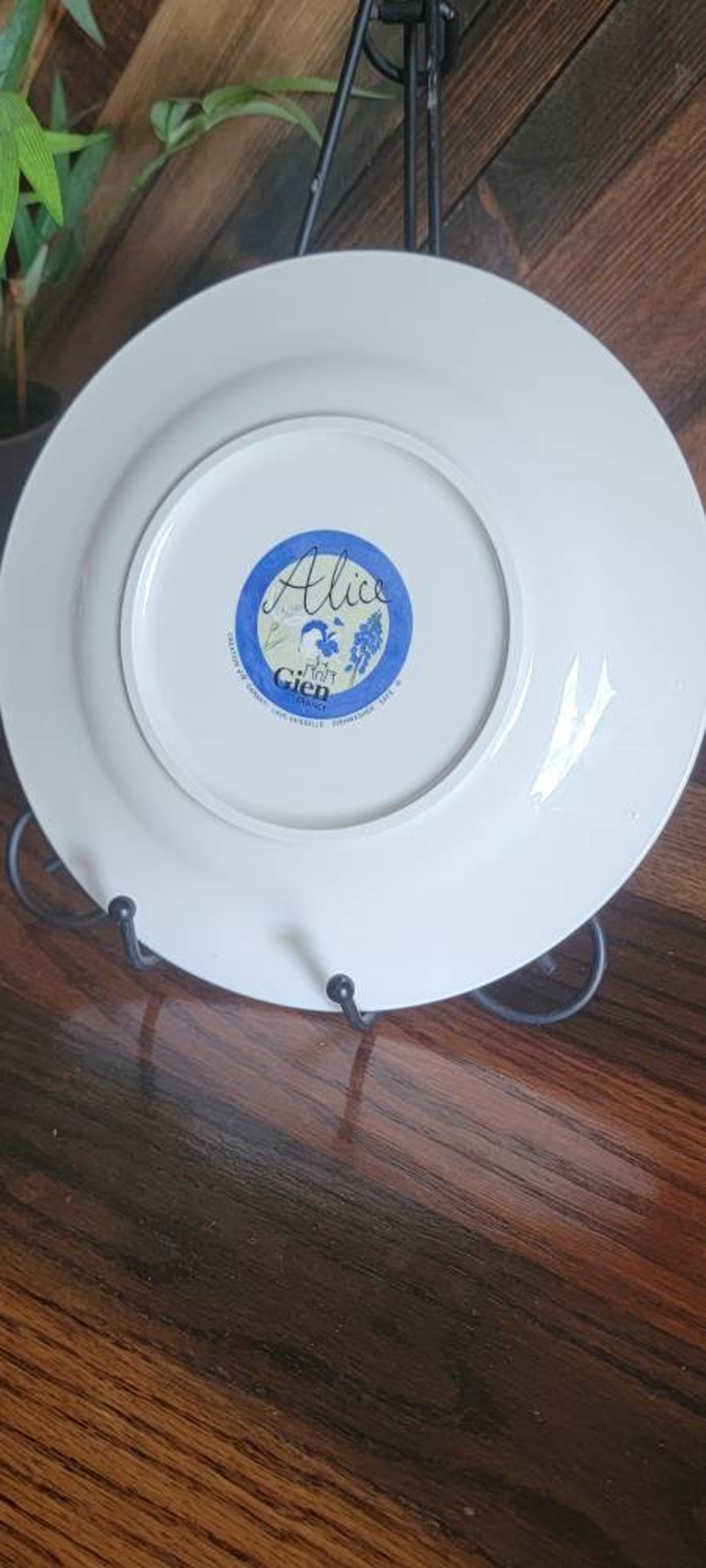 Alice by Faiencerie De Gien 8 5/8 Salad/dessert Plate - Etsy