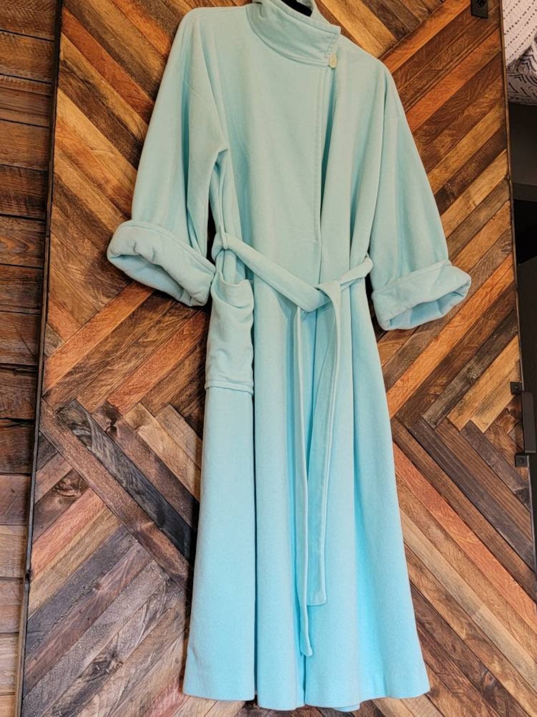 Awesome MCM Vanity Fair Aquamarine/light Blue Ladies Bath Rope With ...