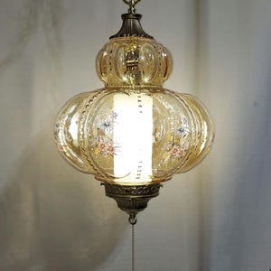Fabulous Vintage Hollywood Regency Retro Champagne/golden Bubble Glass ...