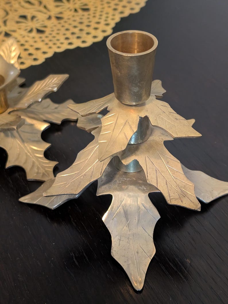 Super Cool MCM Hollywood Regency Indian Brass Mismatched Holly ...