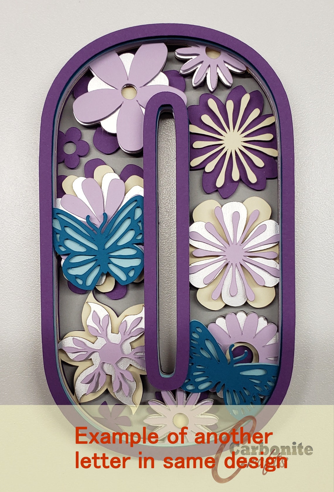 3D Layered Alphabet Mandala Multi Layer Letter A in - Etsy