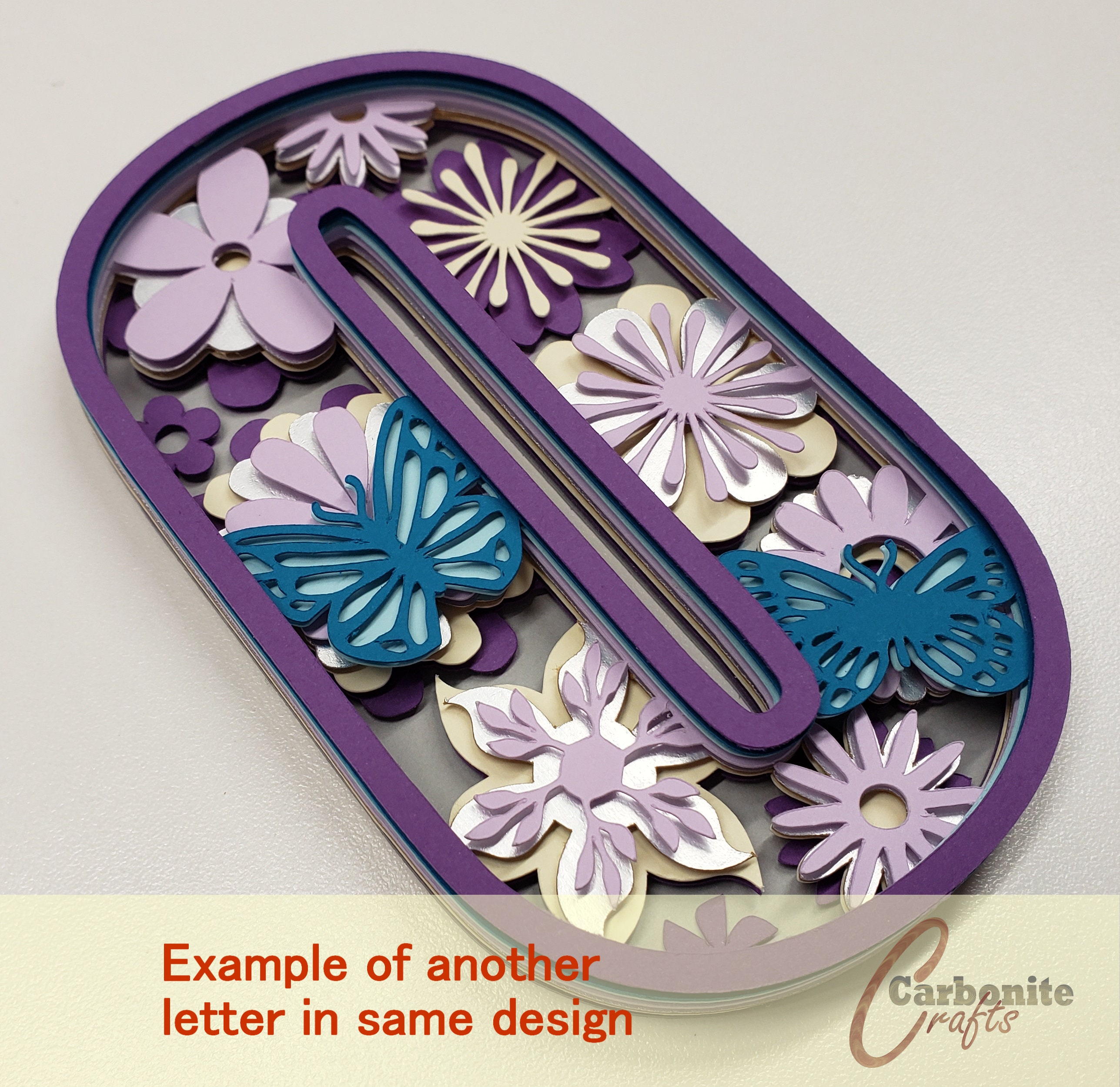 3D Layered Alphabet Mandala Multi Layer Letter A in - Etsy