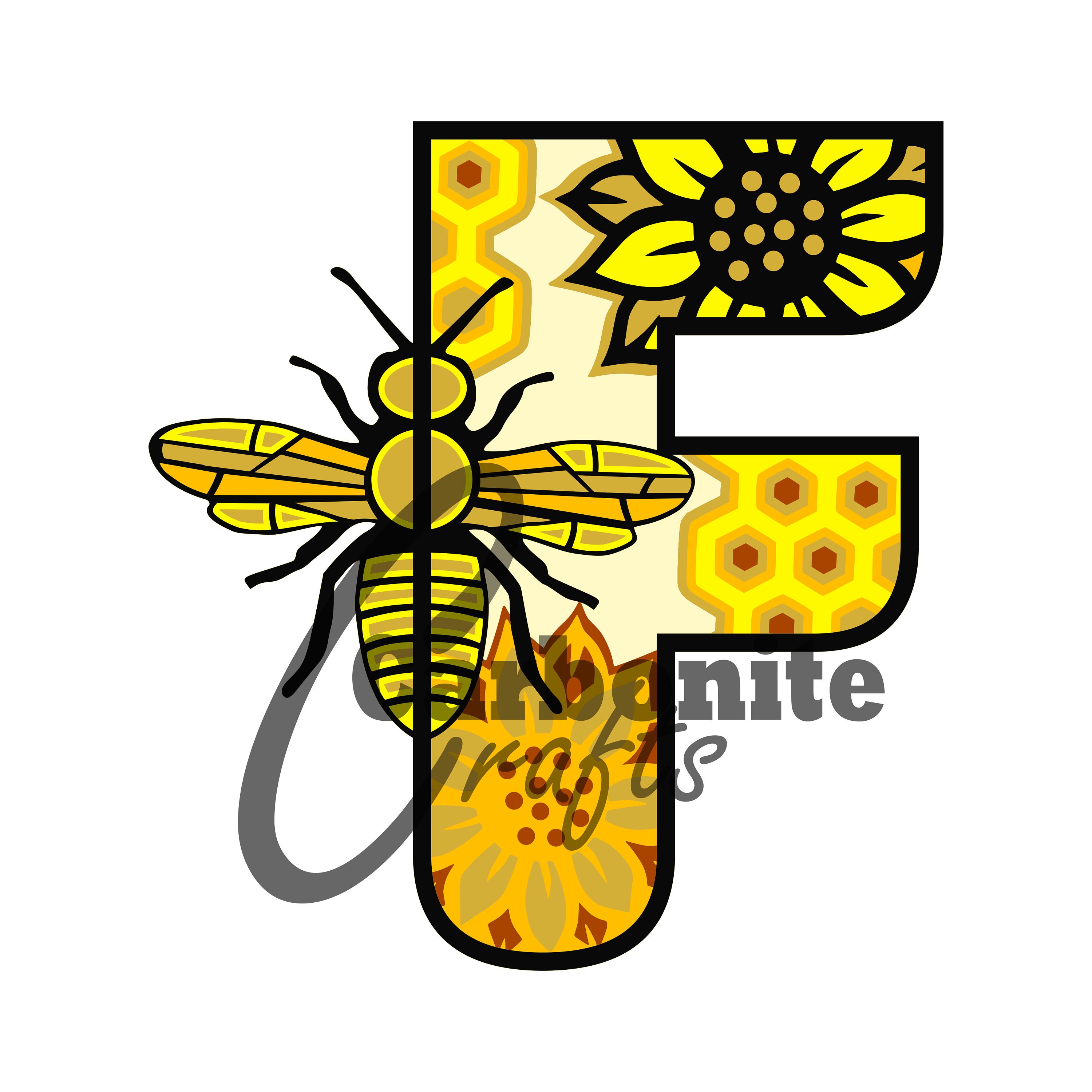 Alfabeto en capas 3D Mandala Letra F de varias capas en - Etsy México