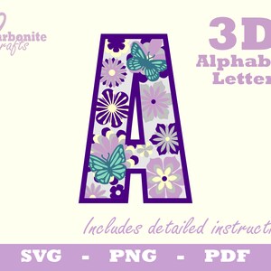 3D Layered Alphabet Mandala Multi Layer Letter A in - Etsy