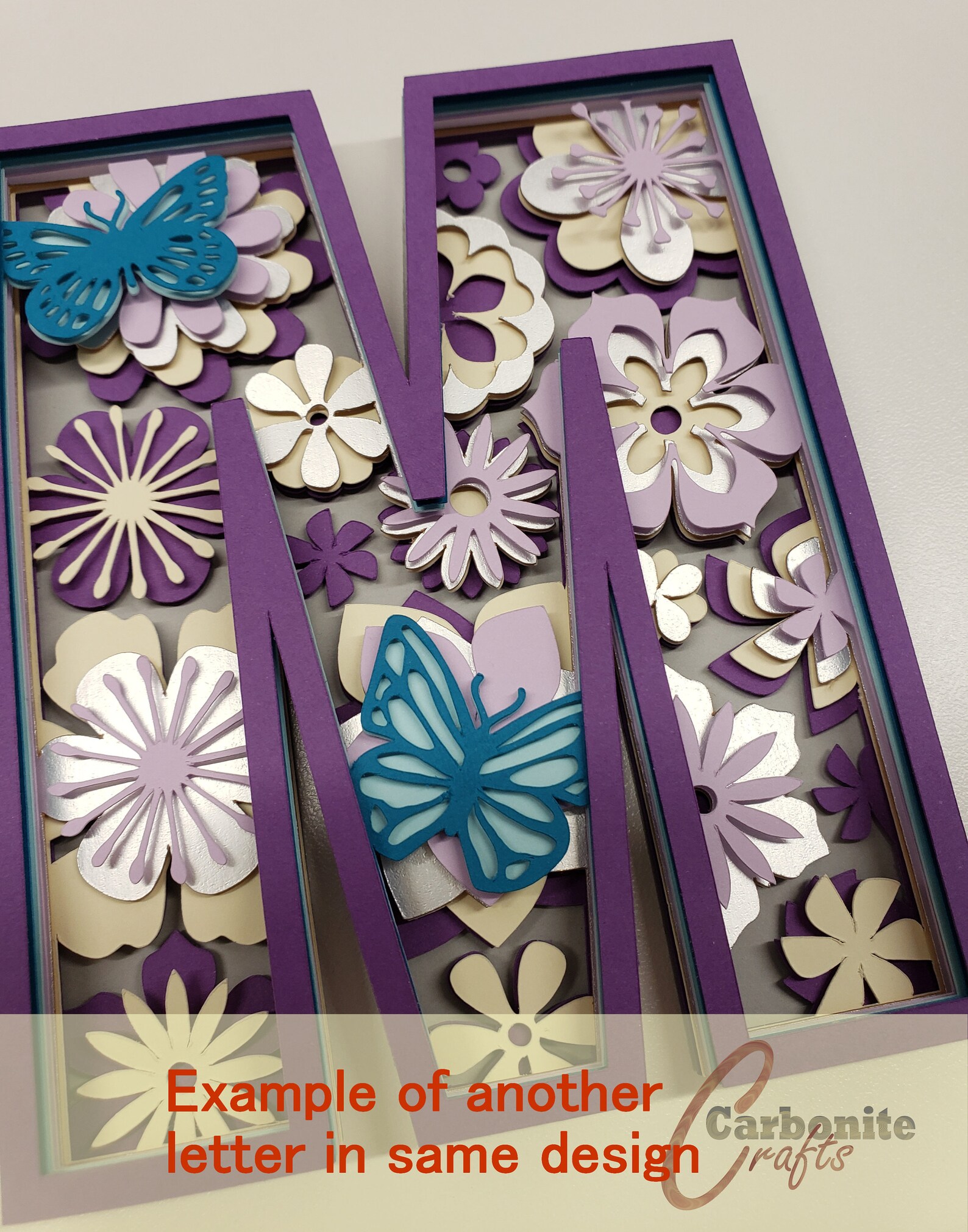 3D Layered Alphabet Mandala Multi Layer Letter A in - Etsy