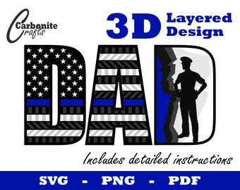 Police Layered Svg - Etsy