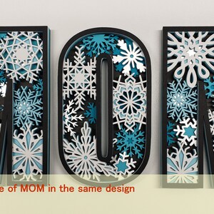 3D Layered Mandala Multi-layer Letters in LOVE and - Etsy