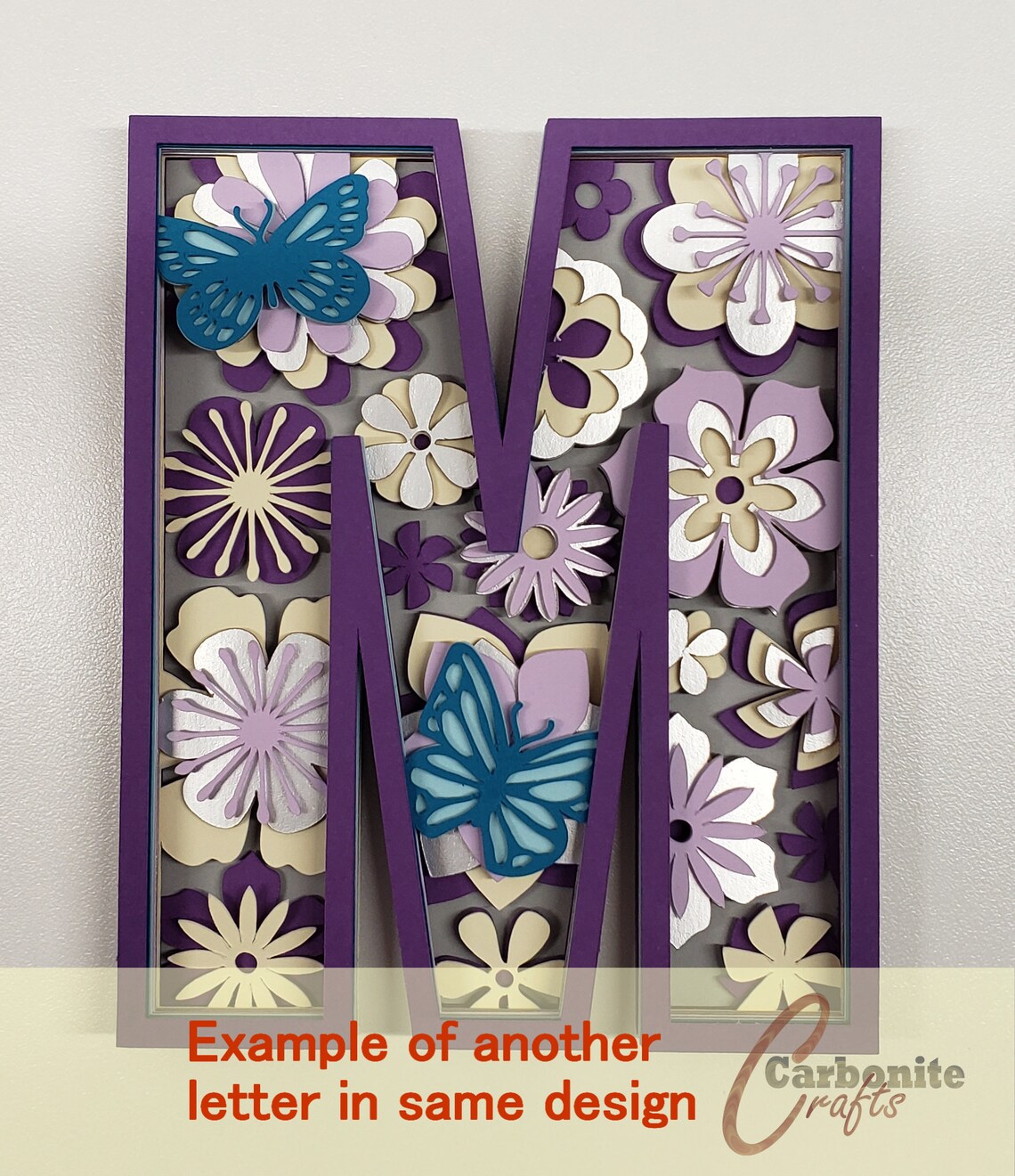 3D Layered Alphabet Mandala Multi Layer Letter A in - Etsy