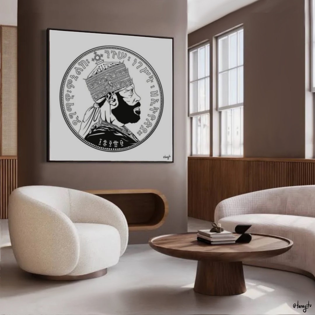 Ethiopian Art, Habesha Art, Ethiopian Poster, Habesha Prints, Menelik ...