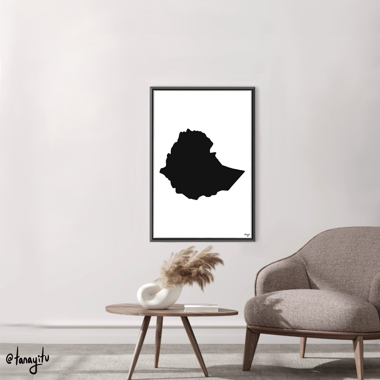 Ethiopian Map, Ethiopian Art, Habesha Art, Ethiopian Poster, Habesha ...
