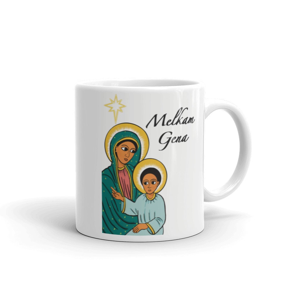 Ethiopian Mug, Habesha Mug, Ethiopian Coffee Mug, Melkam Gena Mug ...