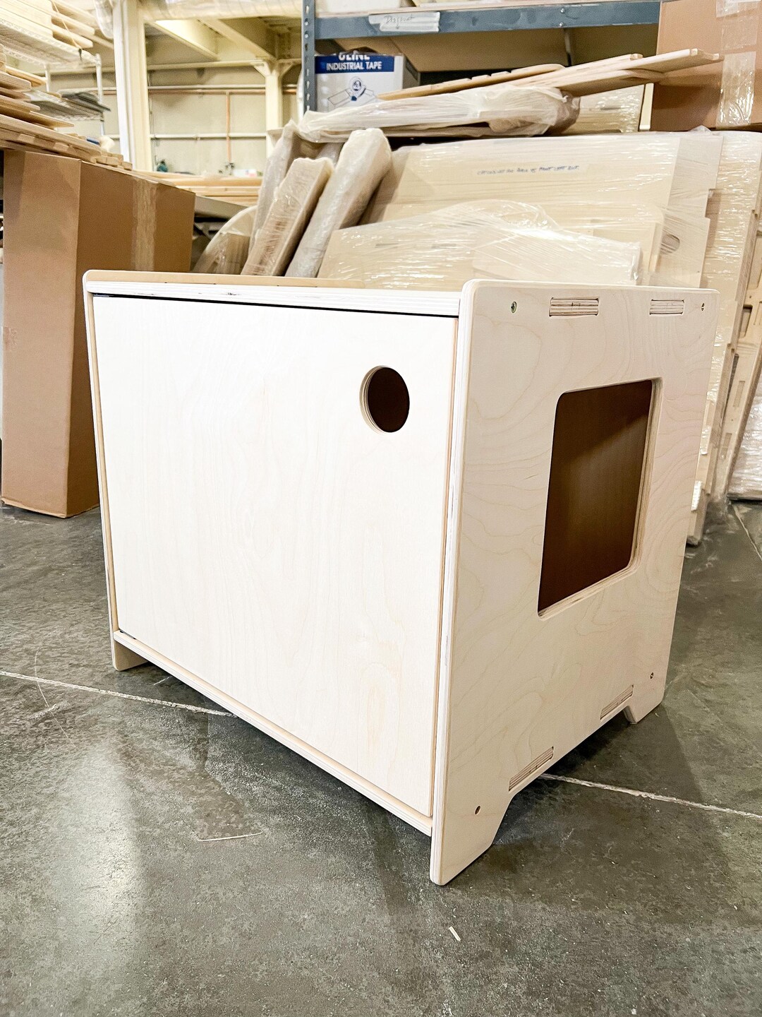 Cat Litter Box for Cats Hidden Litter Fits Most Litter Boxes Reversible ...