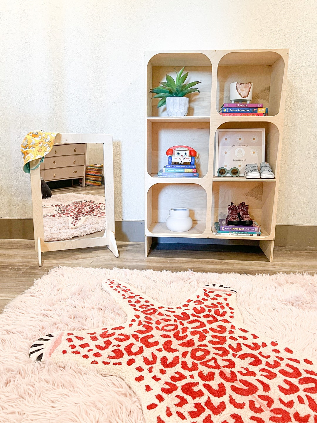 GRACE- Cube Bookcase- Cube Shelves- Cubby Bookshelf- Playroom Storage ...