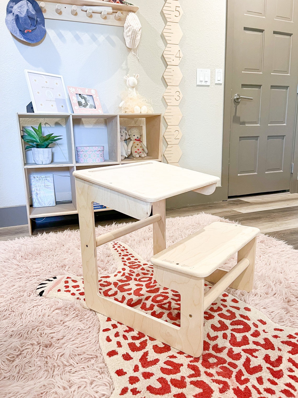 MARLIN- Montessori Desk | Wooden Toddler Table | Toddler Desk | Desk ...