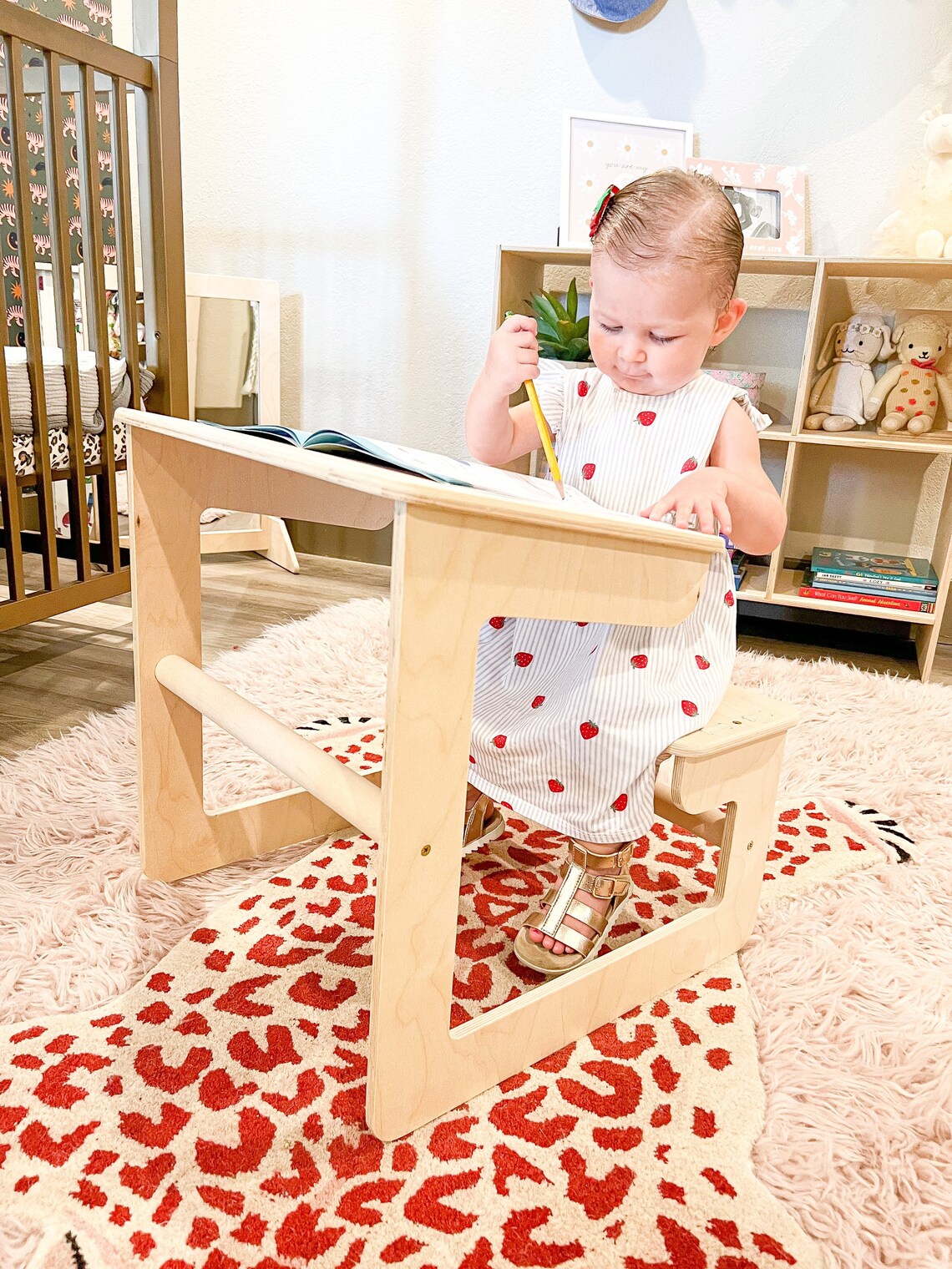 MARLIN Montessori Desk Wooden Toddler Table Toddler Desk - Etsy