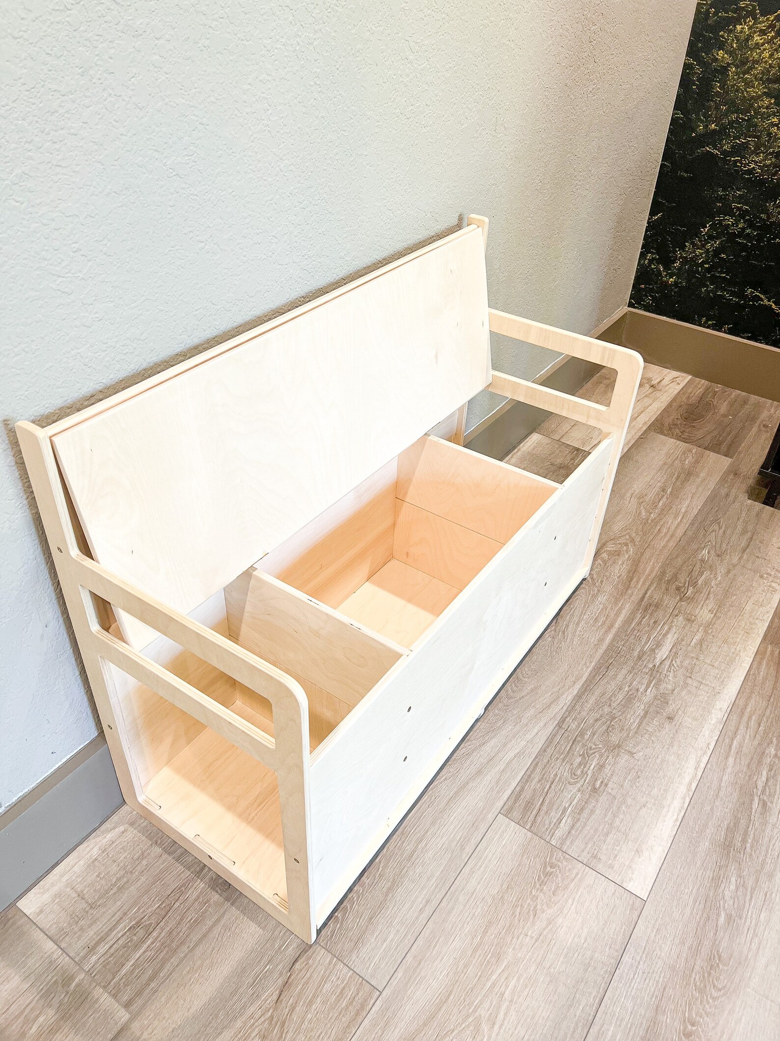 ROSS- 35" Toddler Bench - Montessori Wooden Furniture - Playroom Bench ...