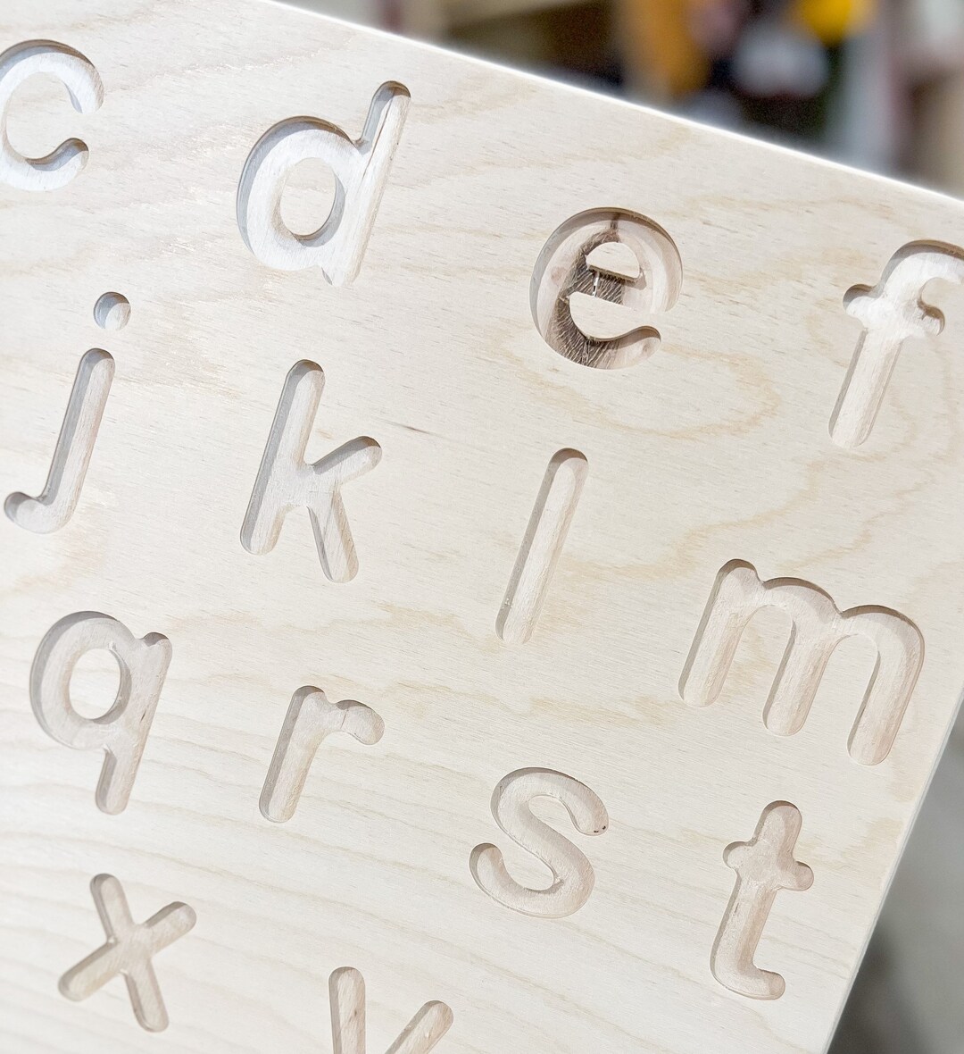 RYDER Montessori Wood Tracing Board Alphabet Board - Etsy