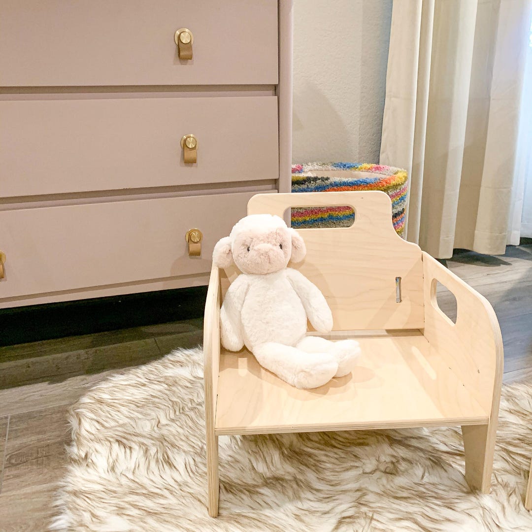 Toddler Chair Montessori Furniture Wooden Weaning Chair Montessori ...