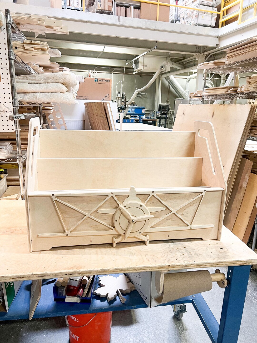 Toddler Airplane Bookshelf Montessori Bookshelf Toddler Bookcase ...