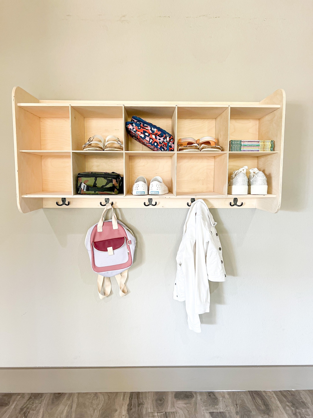 CARLY- 28" and 46"- Wall Mounted Cubes – Storage Cubby- Daycare ...