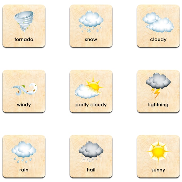 Montessori Weather - Etsy