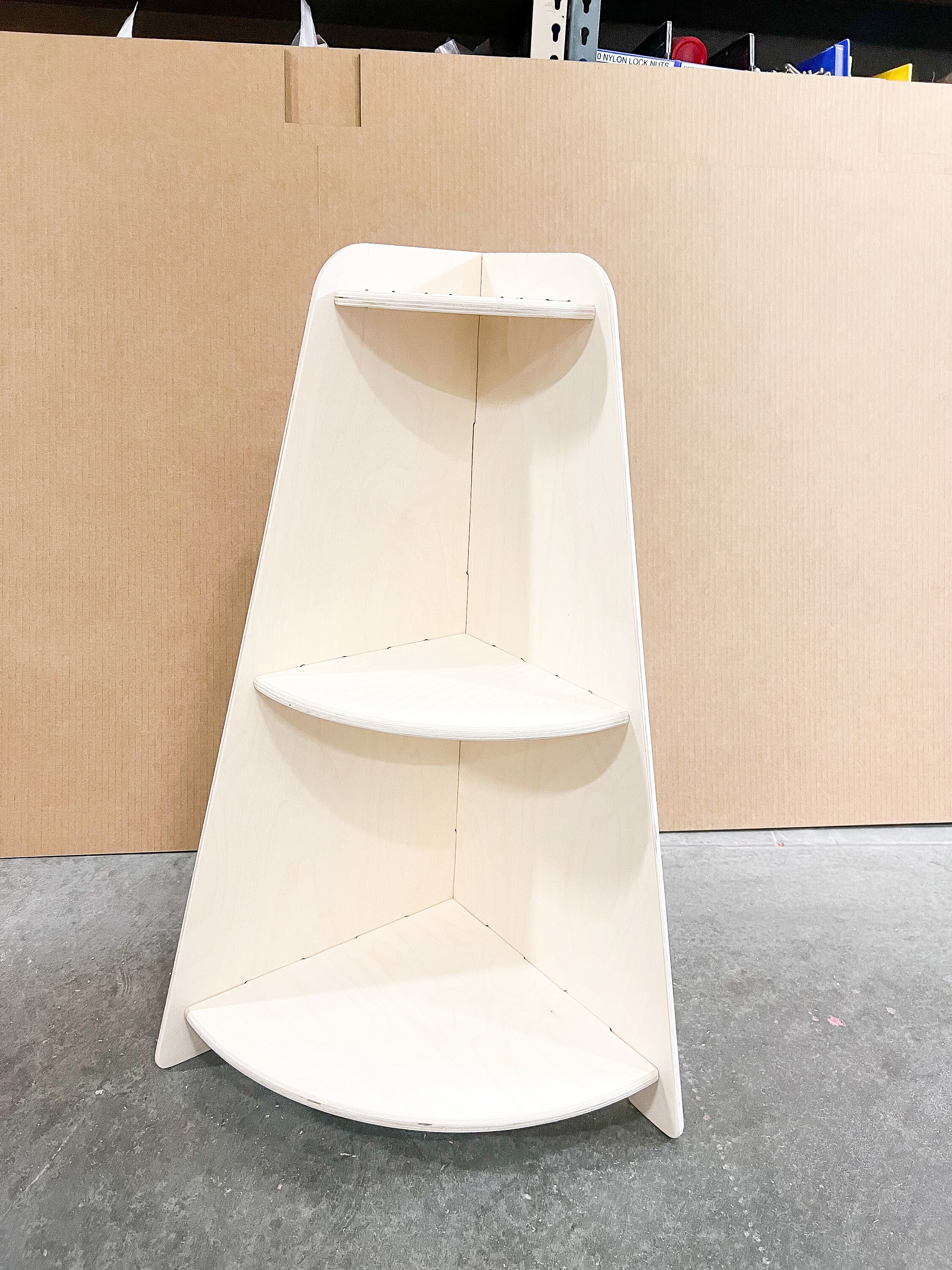 Montessori Corner Toy Shelves – Baltic Birch Plywood Toddler Furniture ...