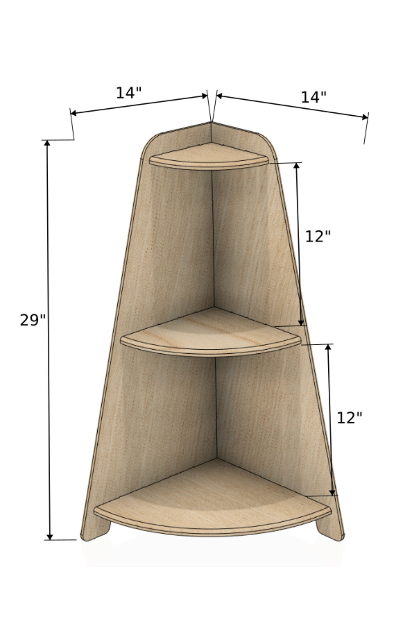Montessori Corner Toy Shelves – Baltic Birch Plywood Toddler Furniture ...